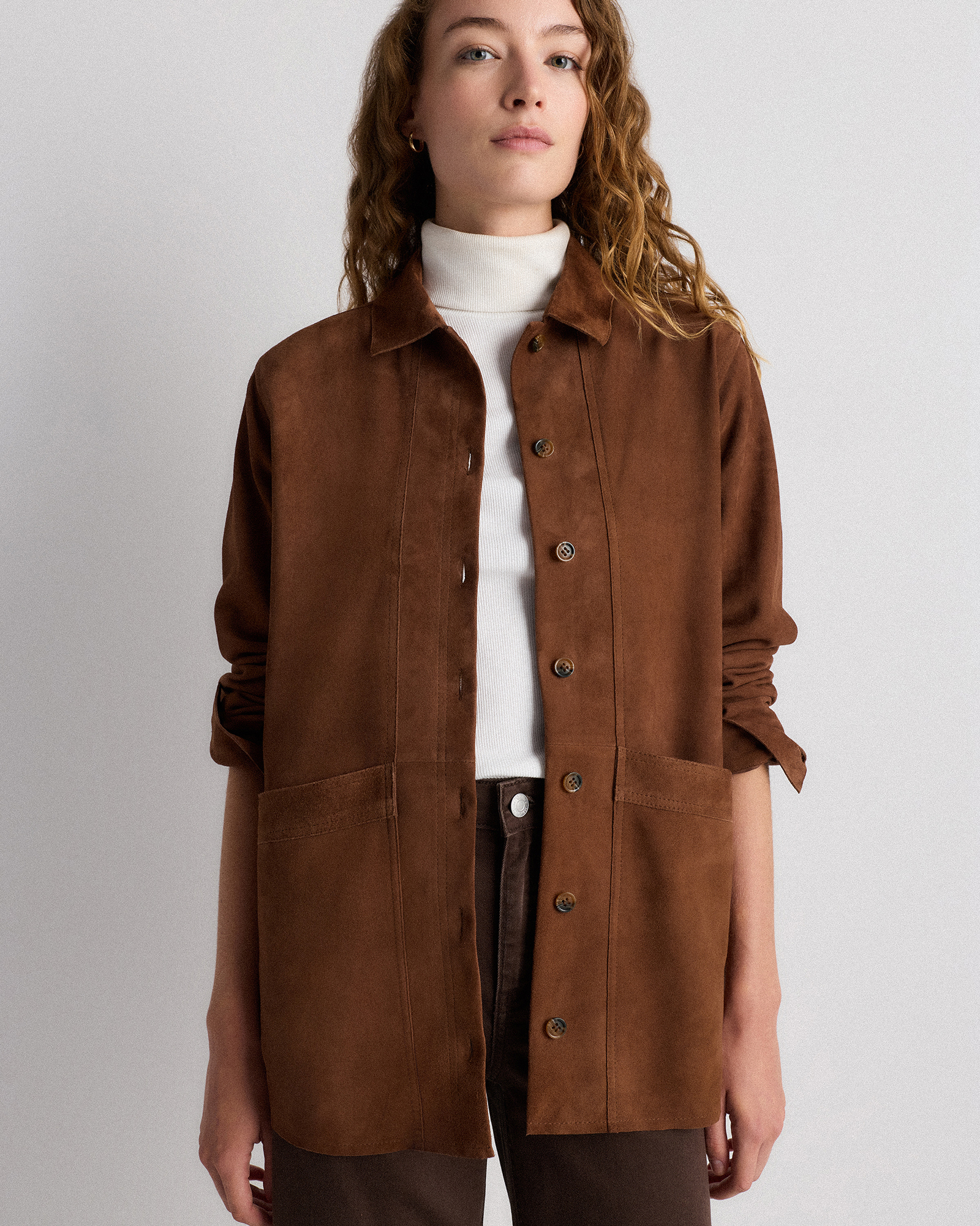 100% Suede Chore Jacket - Quince